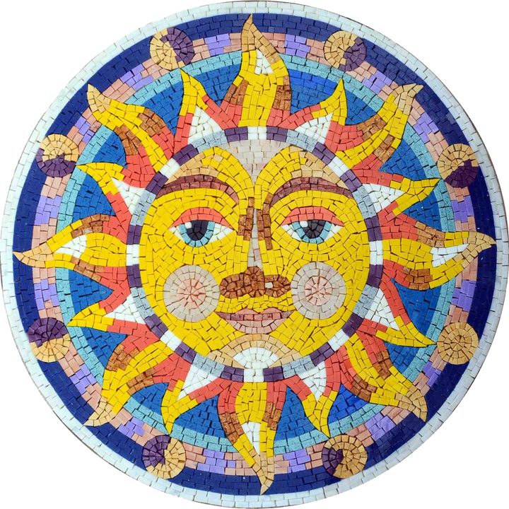 Celestial Mosaics | Sun Moon Mosaics | Mozaico