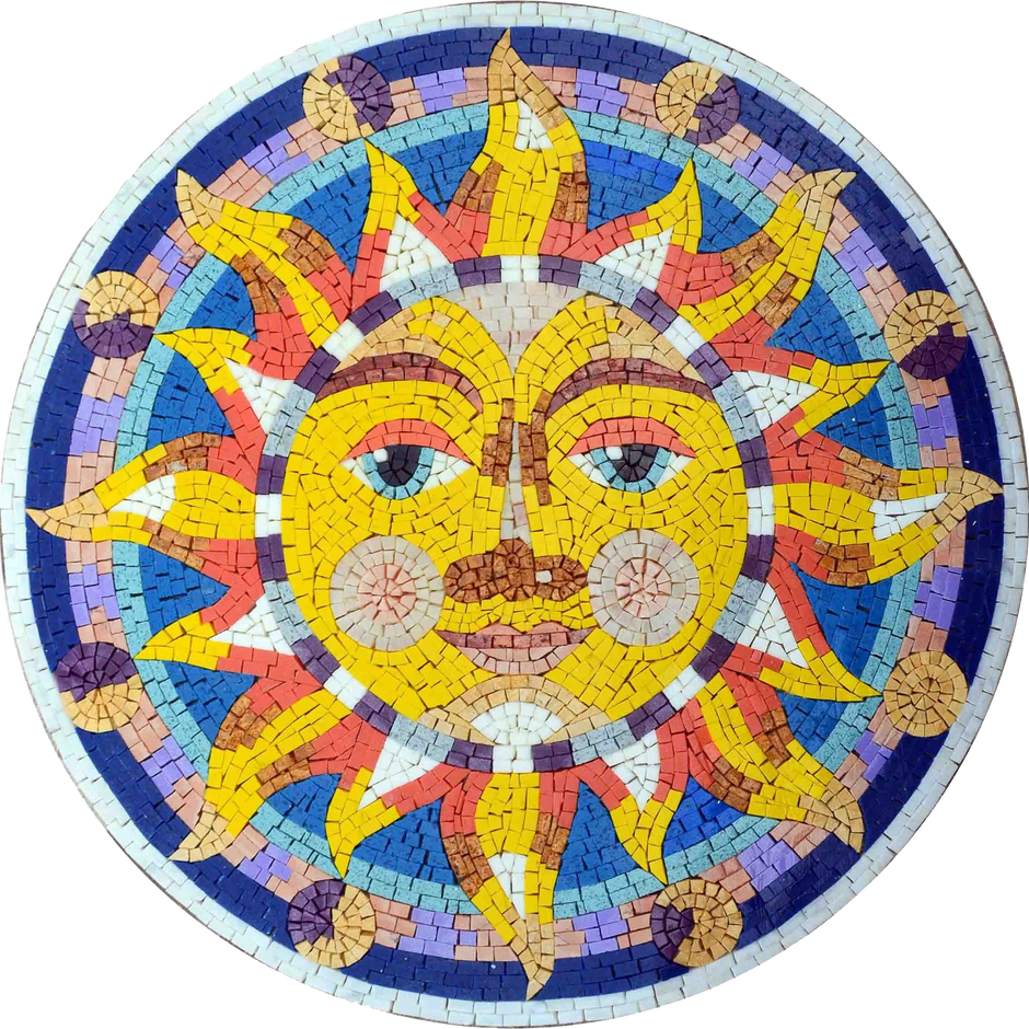 Celestial Mosaics | Sun Moon Mosaics | Mozaico