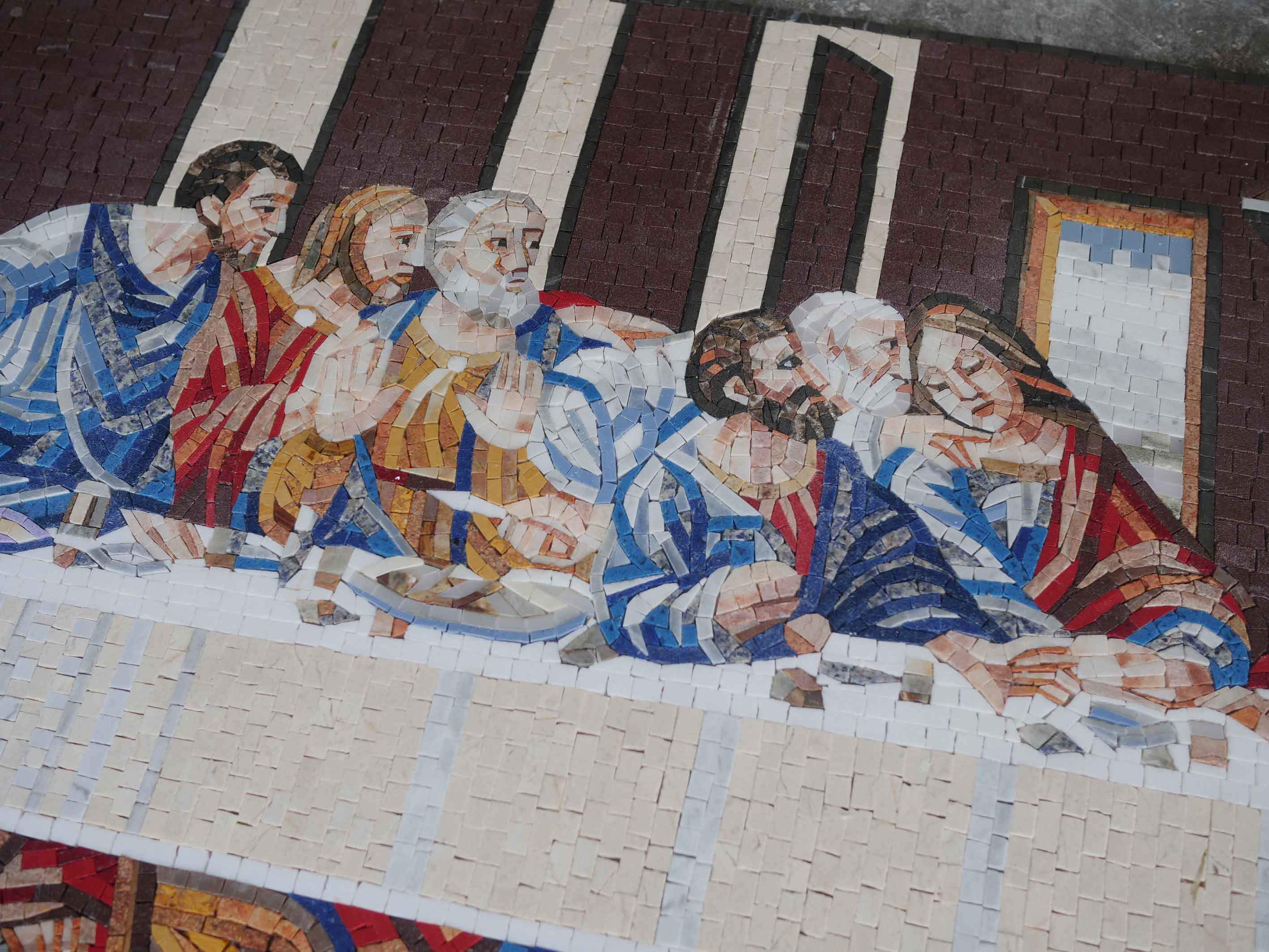 Mosaic of Da Vinci's The Last Supper Reproduction – Mozaico