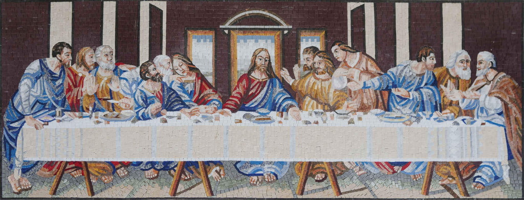 Mosaic Reproduction - Da Vinci's The Last Supper | Religious | Mozaico