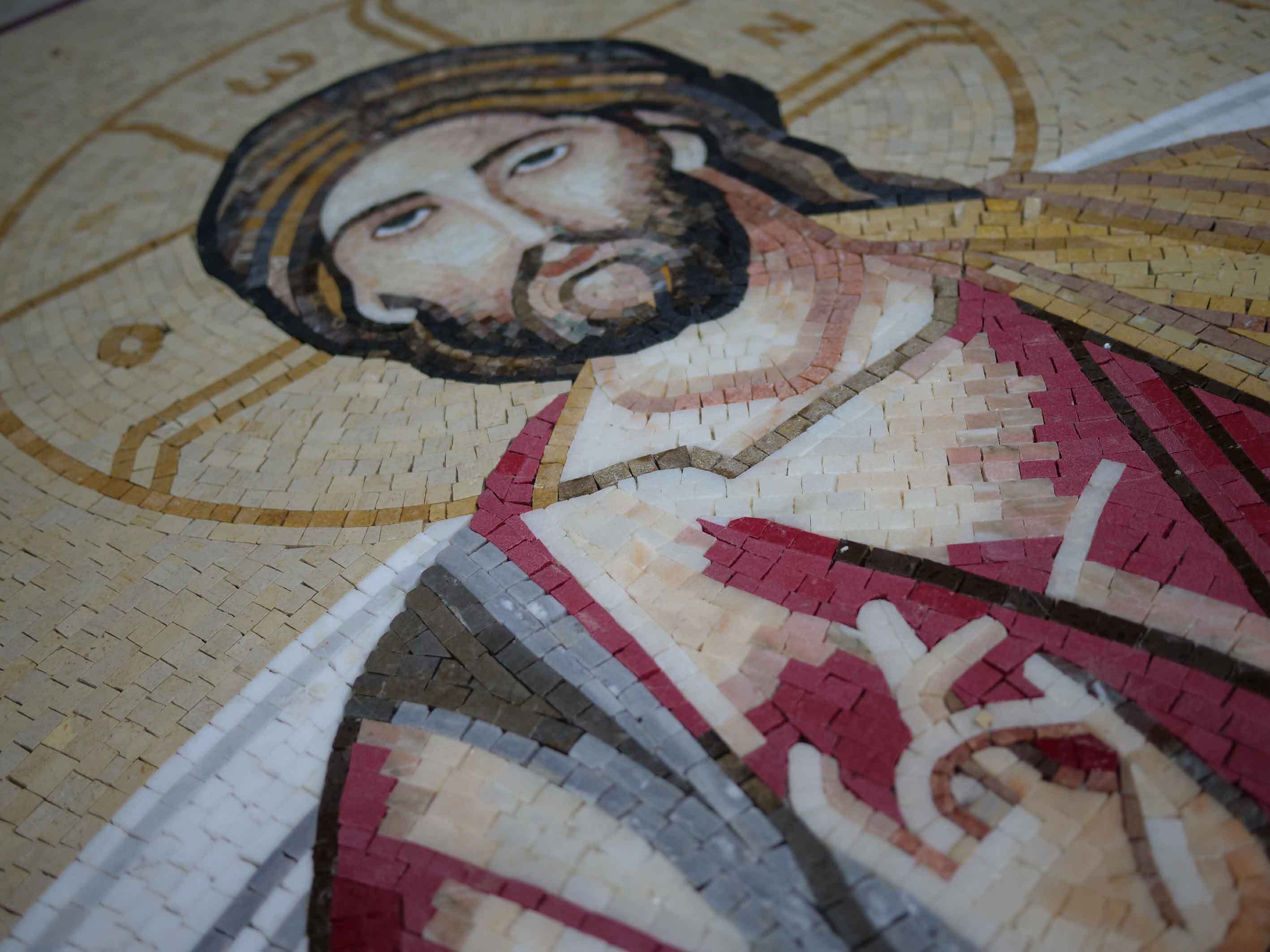 Jesus Preachings Religious Mosaic | Mozaico