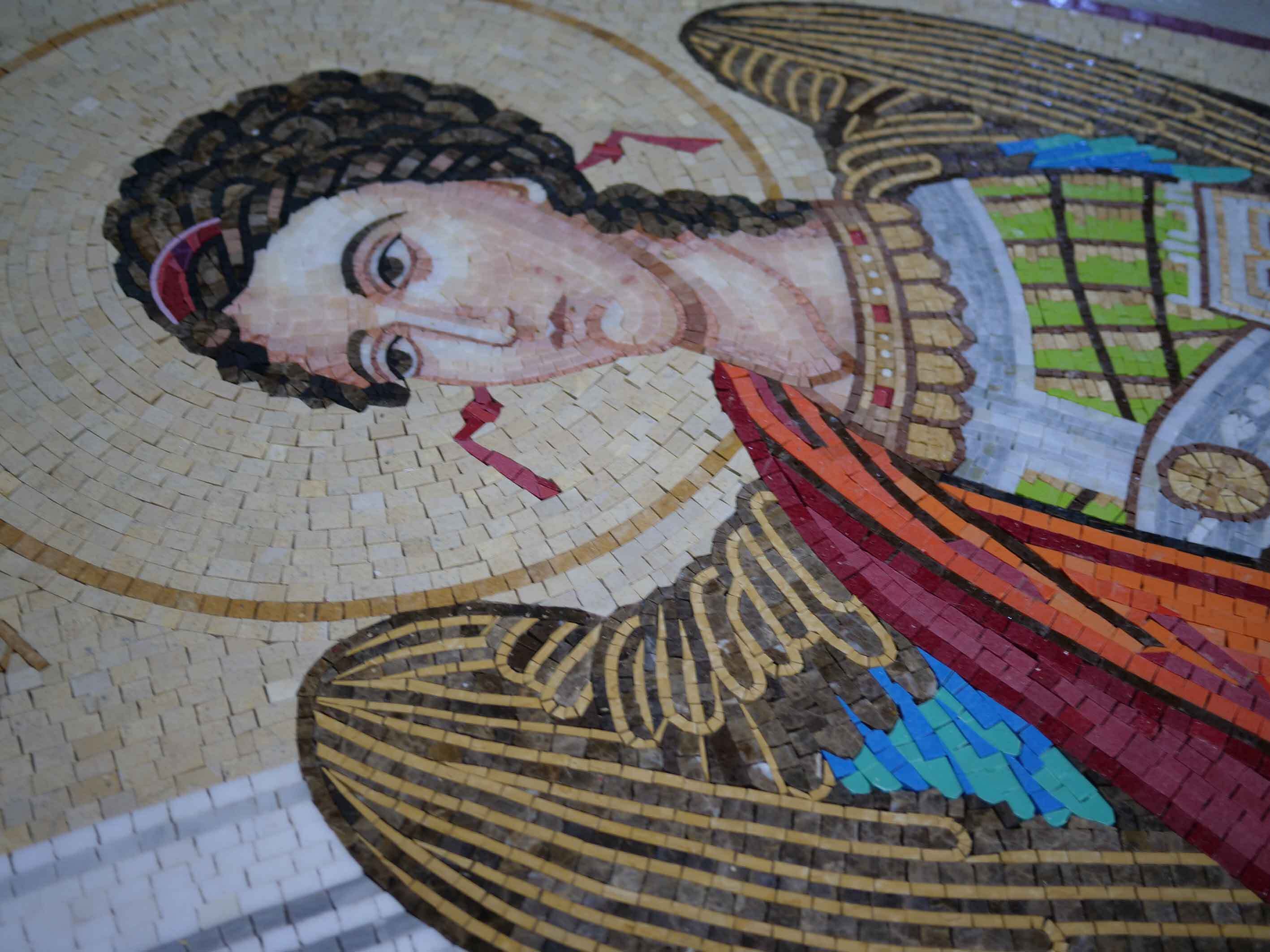Jesus Preachings Religious Mosaic | Mozaico