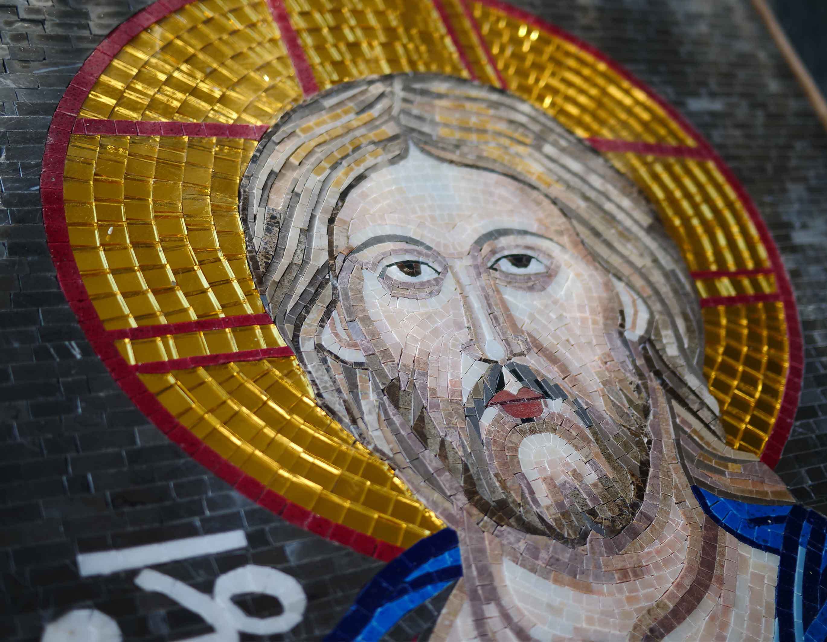 Christian Mosaic Art - Jesus Christ Portrait | Religious | Mozaico