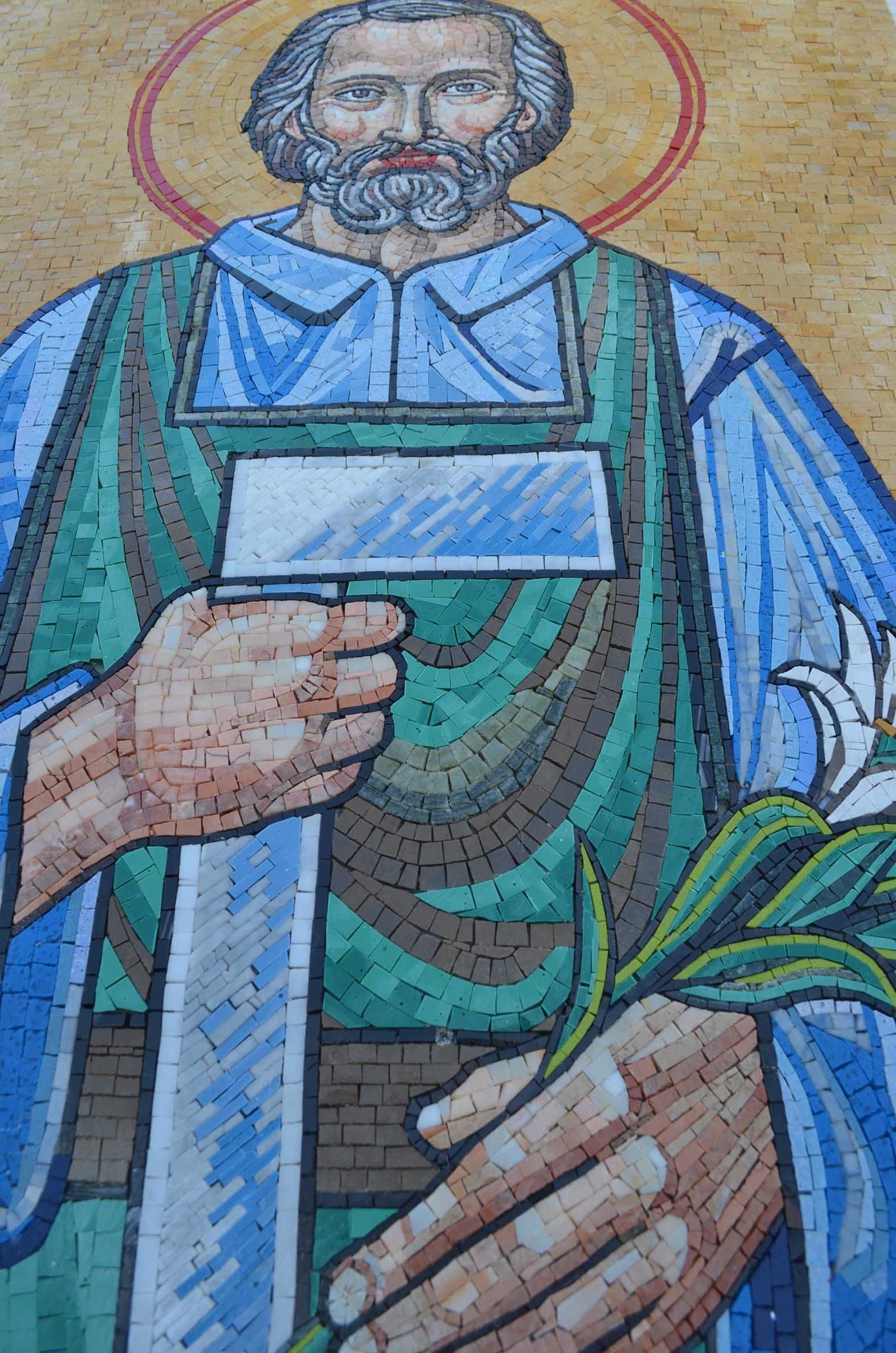 Saint Joseph The Worker Mosaic | Religious Art – Mozaico