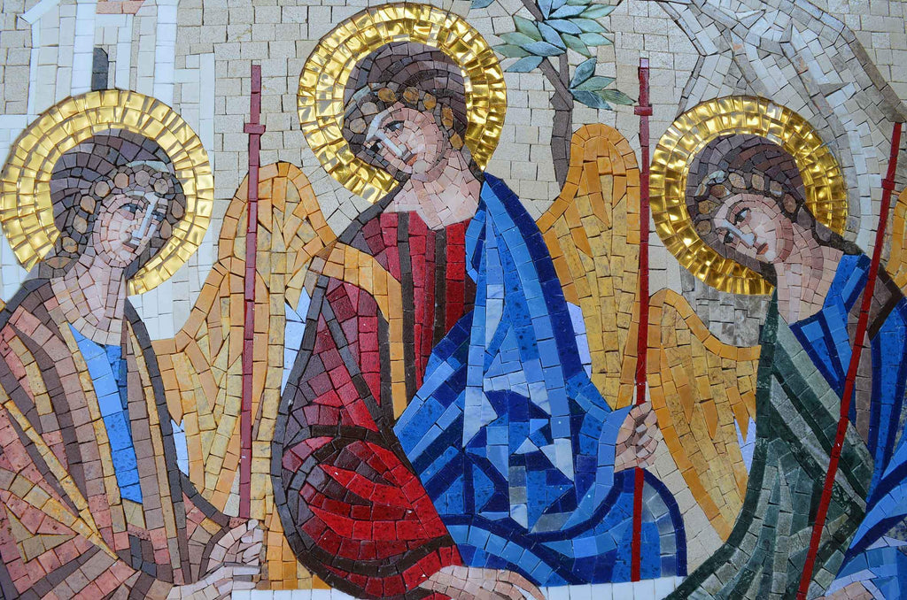 The Trinity Icon - Mosaic Reproduction | Religious | Mozaico