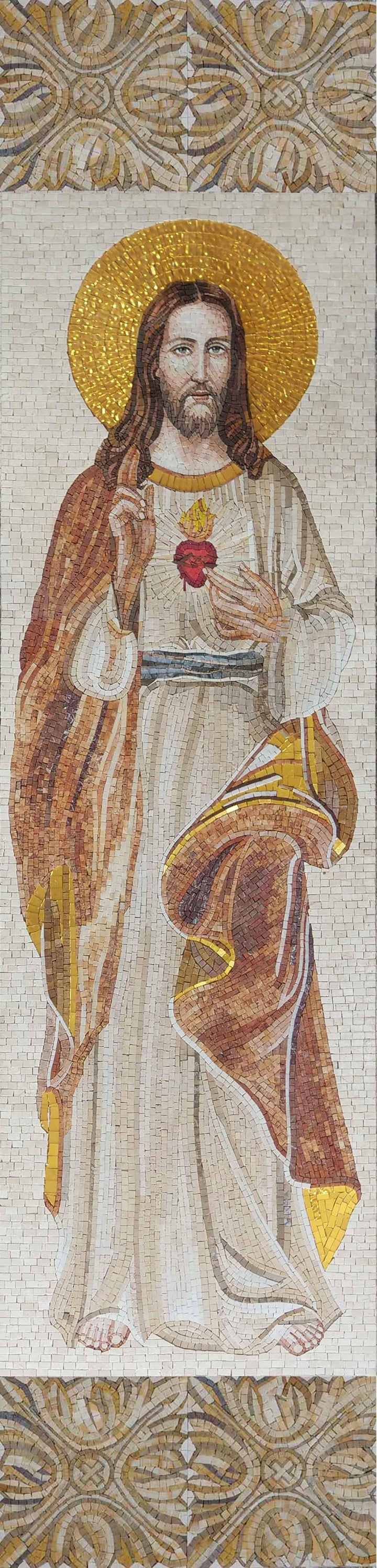 Jesus Religious Mosaic Artwork | Mozaico