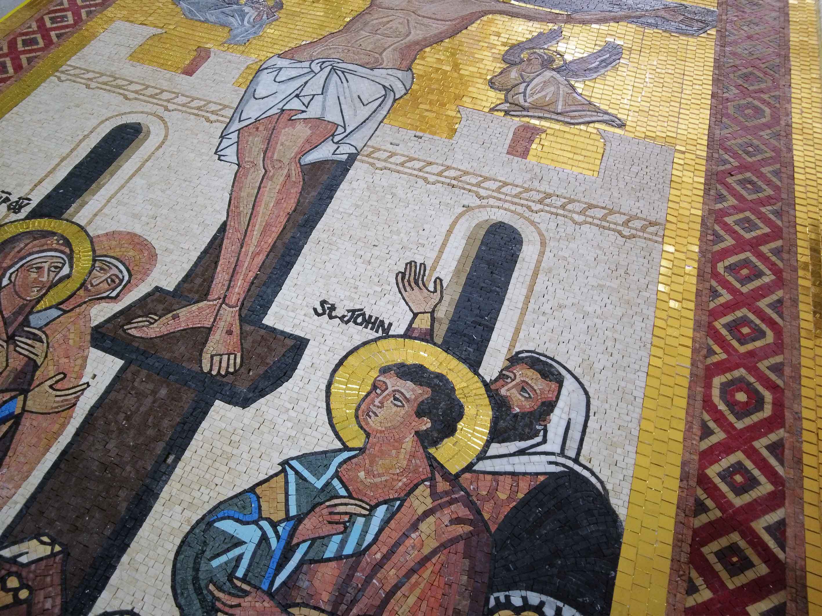 Religious Mosaic Art - Jesus Crucifixion | Religious | Mozaico