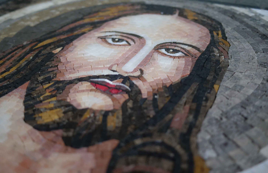 Christian Mosaic - Jesus's Sacred Heart | Religious | Mozaico