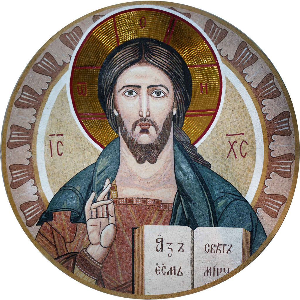 Jesus The King Mosaic Art | Religious | Mozaico