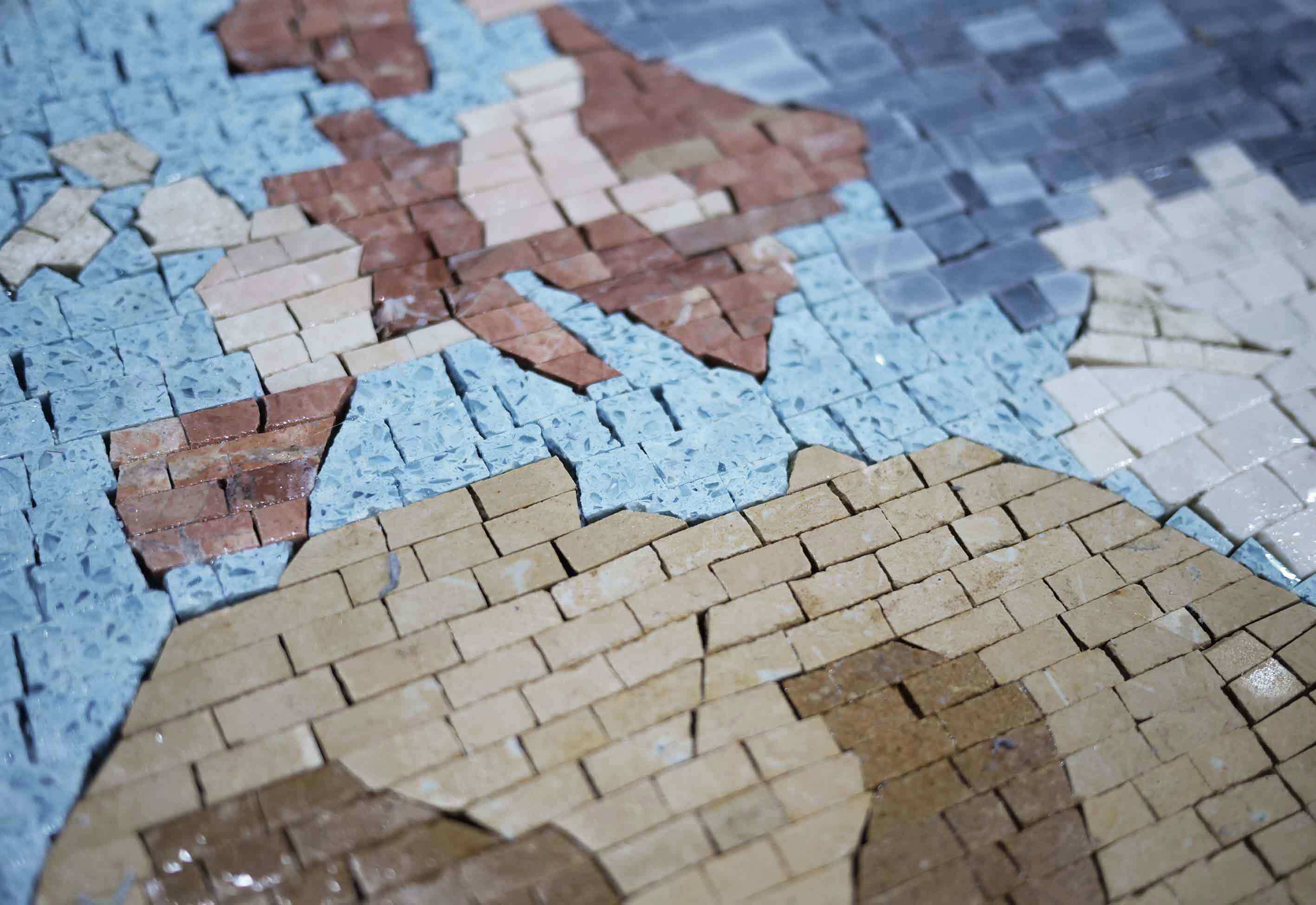 Custom World Map Mosaic | Unique Art by Mozaico