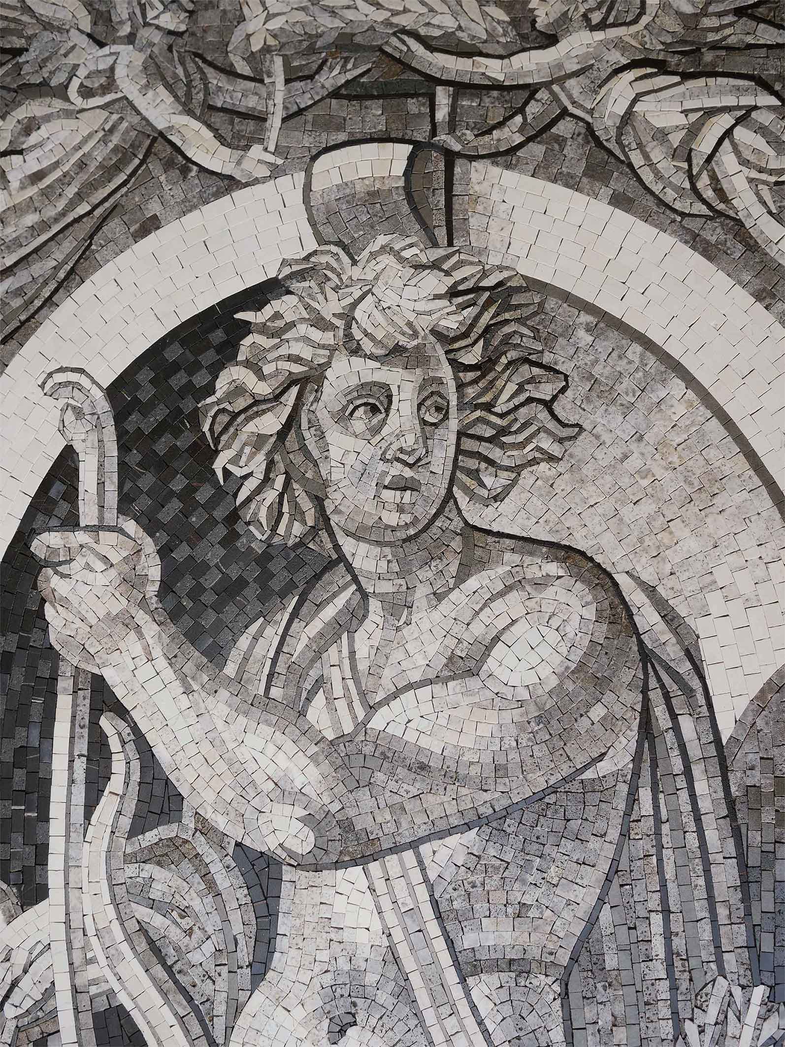 The God Sol Mosaic Artwork | Ancient Art Decor – Mozaico