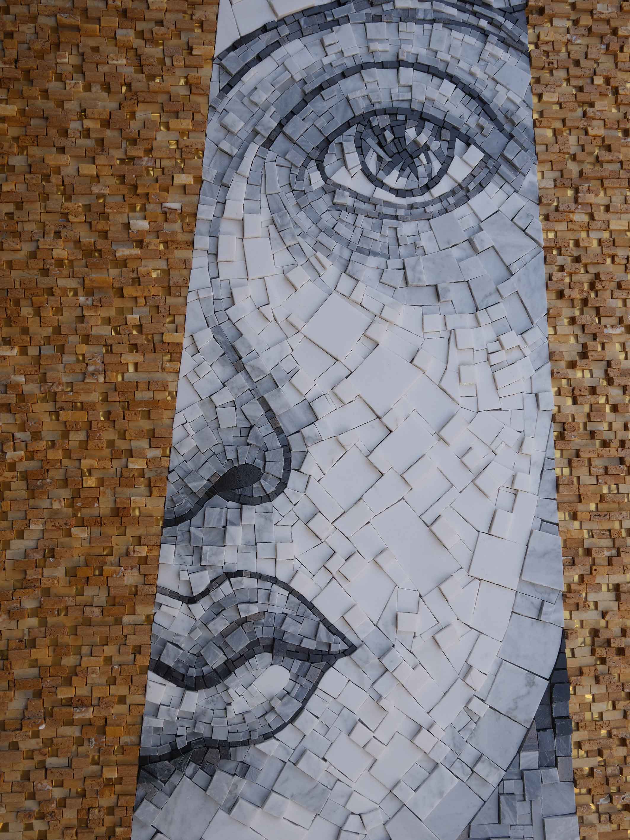 The Roman Lady Mosaic Portrait | Mozaico Art Piece