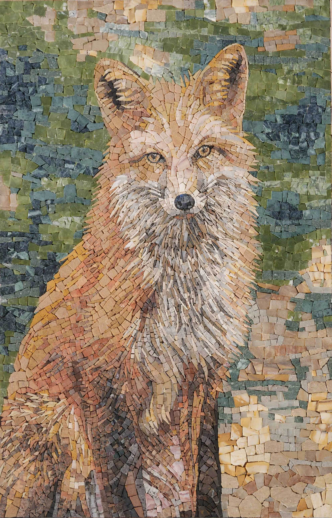 Mosaic Art Fox - Animal Decor by Mozaico