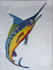 Fish Mosaic - Colorful Swordfish | Marine Life&Nautical | Mozaico