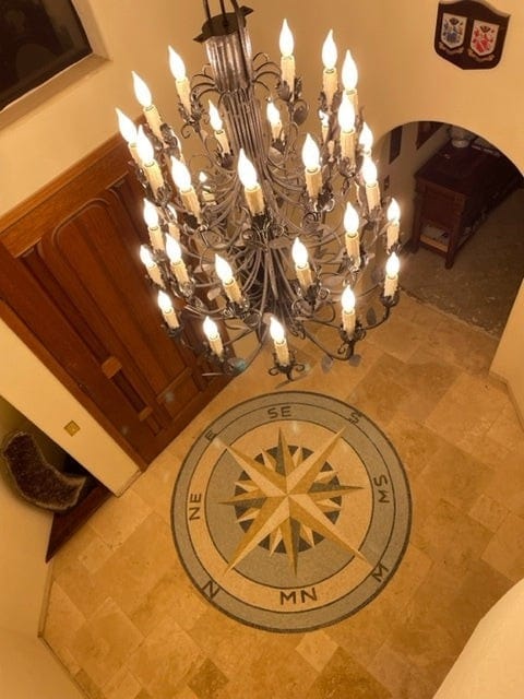 Orbit - Mosaic Medallion Compass | Compass | Mozaico