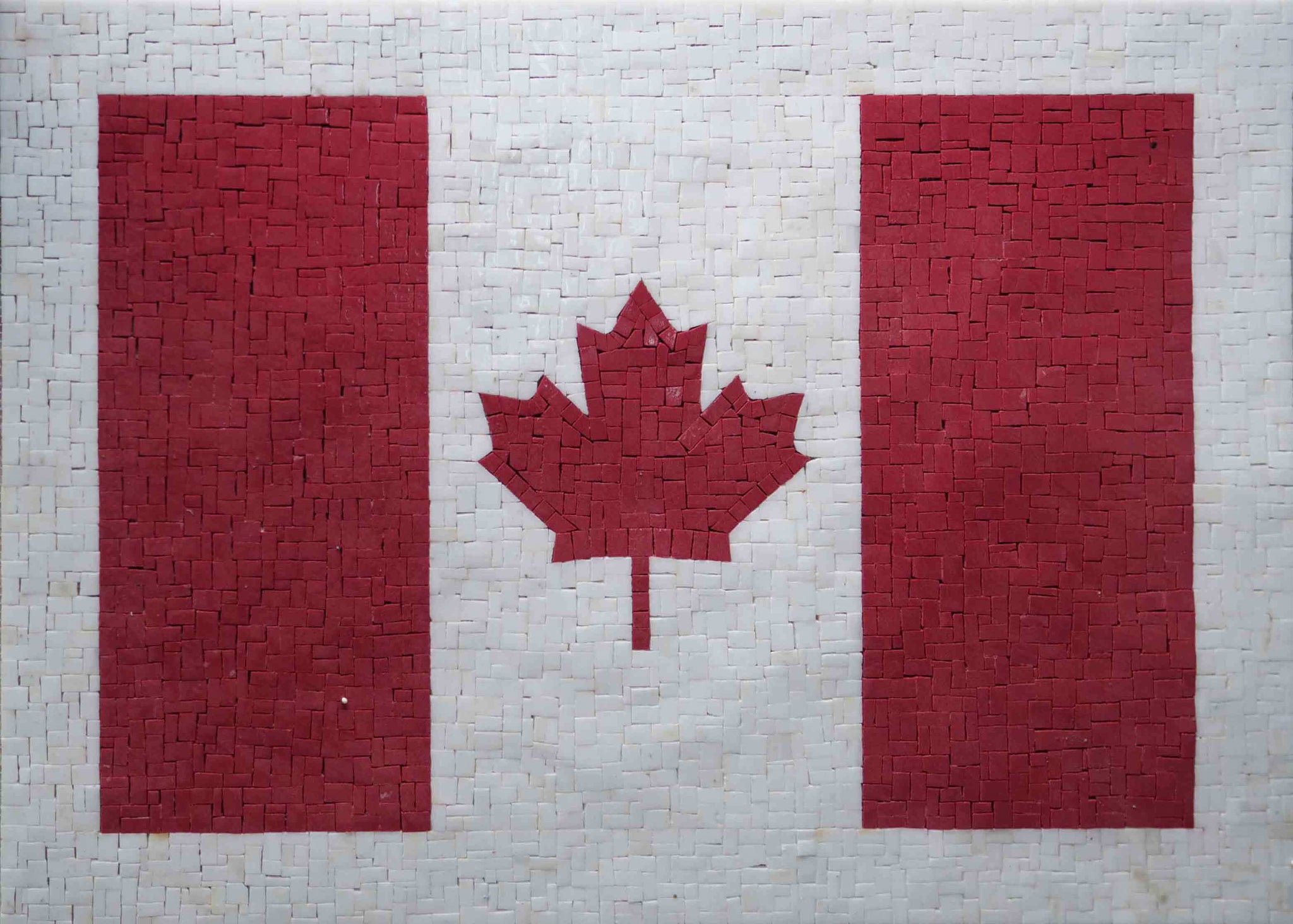 Mosaic Art Canada Flag - Mozaico