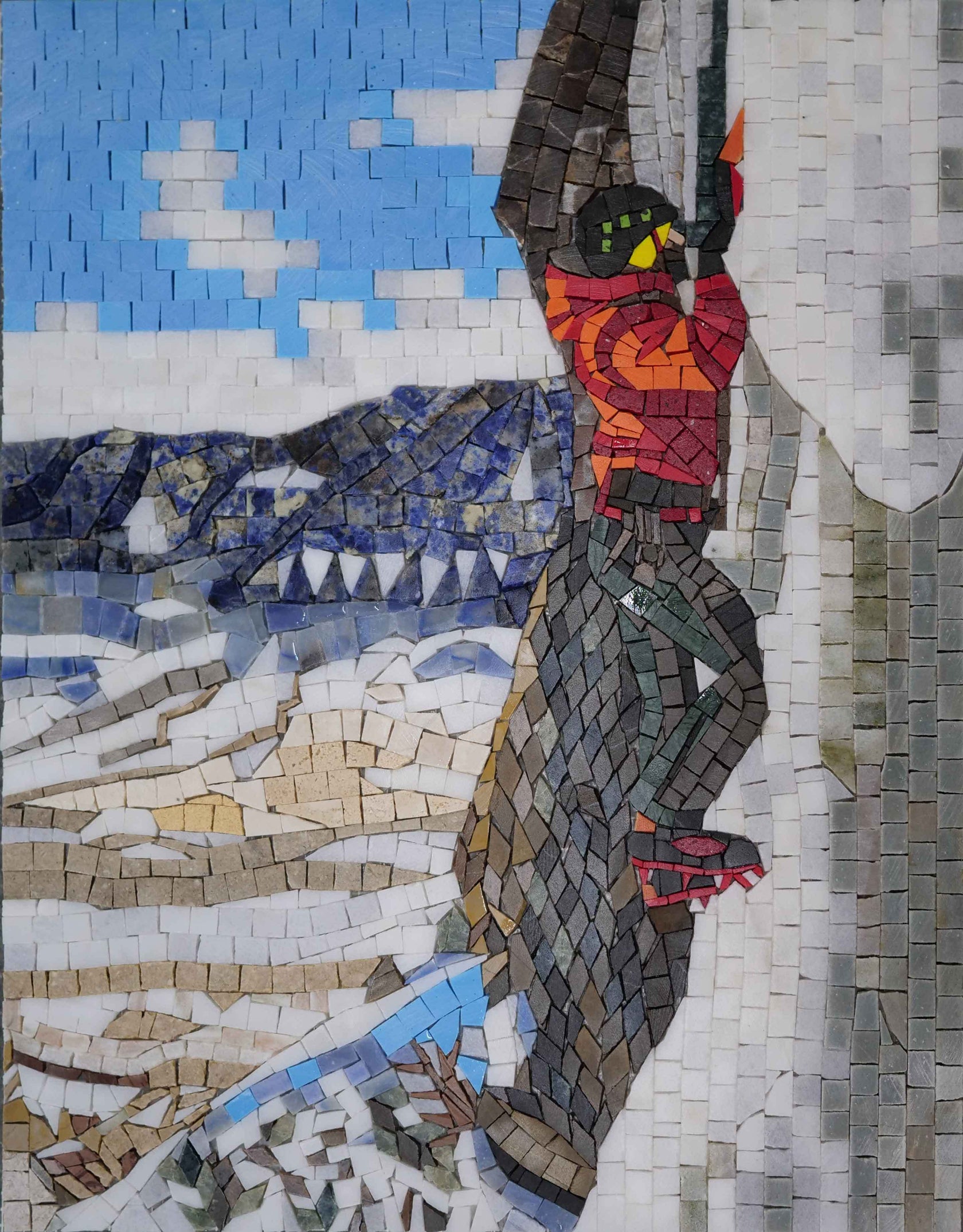 Mosaic Climbing Mountains Art | Mozaico