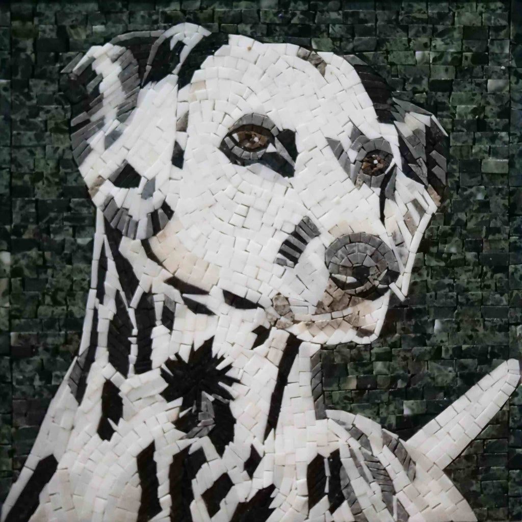 Dalmatian Marble Mosaic Dog | Animals | Mozaico